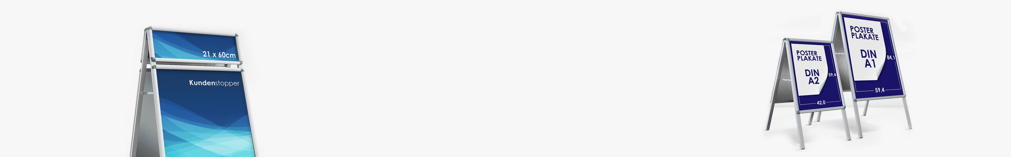 Kundenstopper / Plakatständer / Plakataufsteller / Werbeaufsteller